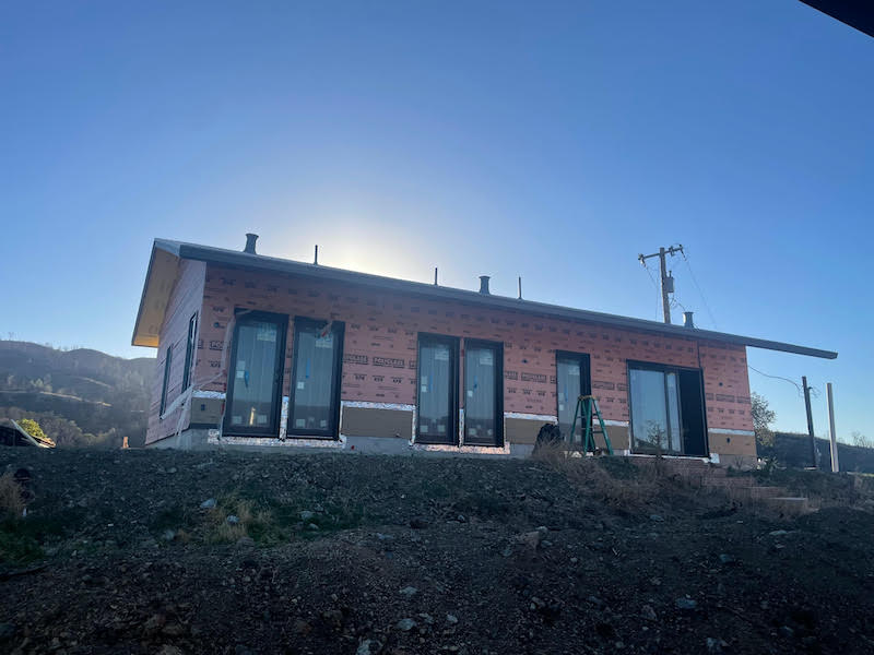 001 Lake Berryessa ADU in Progress – James Phillip Wright Architects